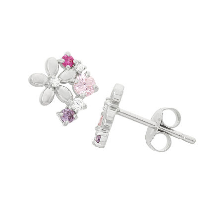 Click here for Multi Color Cubic Zirconia Sterling Silver 8.4mm F... prices
