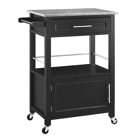 Click here for Mitchell Kitchen Cart  One Size  Black prices