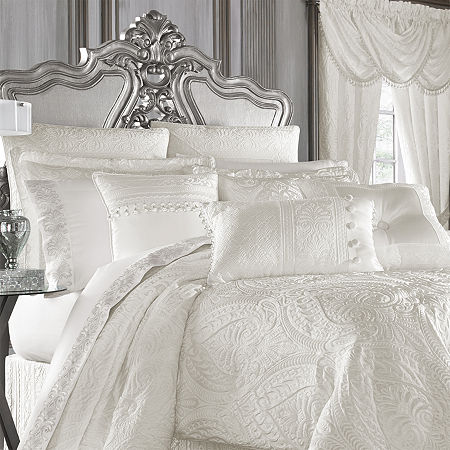 J Queen New York Bianco Sham  European - White