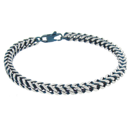 Click here for Mens Stainless Steel 8 1/2 Inch Solid Wheat Chain... prices