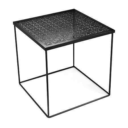 Click here for Urban Shop Metal Accent Table  One Size  Black prices