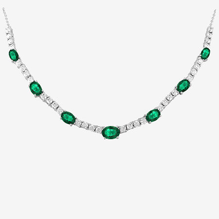Click here for Gemstone Pure Silver Over Brass Collar Necklace  O... prices