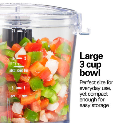 Hamilton Beach® 3-Cup Food Chopper, Color: Black