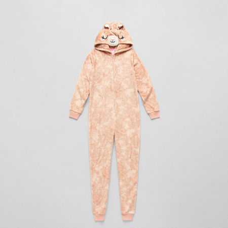 Click here for Little & Big Kid Girls Plush Hooded Long Sleeve On... prices