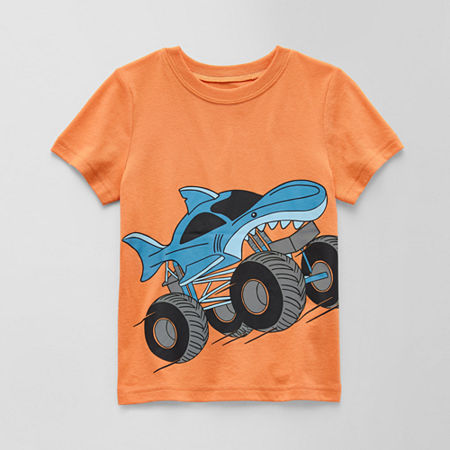 Click here for Okie Dokie Toddler & Little Boys Crew Neck Short S... prices