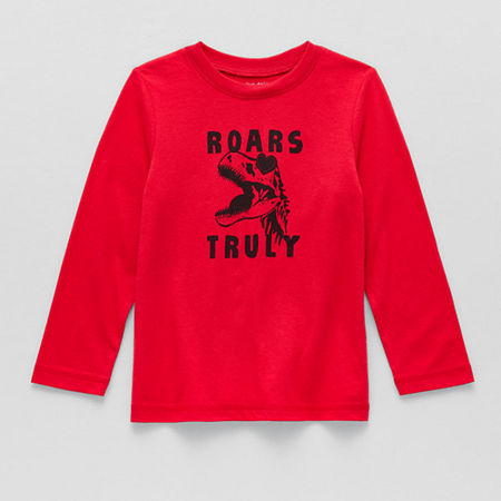 Click here for Okie Dokie Toddler & Little Boys Round Neck Long S... prices