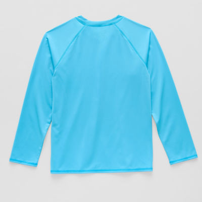 Thereabouts Little & Big Boys Rash Guard, Color: Vivid Blue - JCPenney