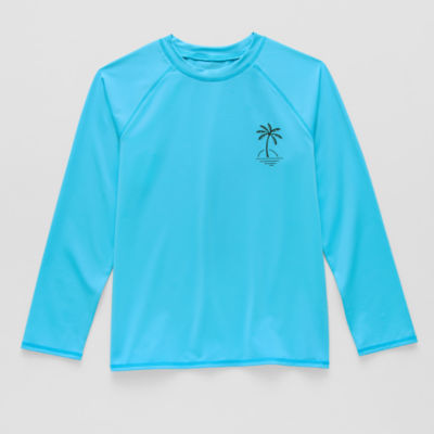 Thereabouts Little & Big Boys Rash Guard, Color: Vivid Blue - JCPenney