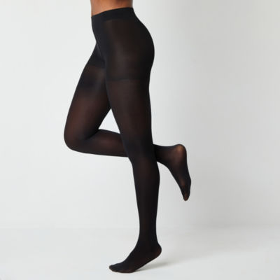 Mixit Womens Opaque Medium Support Plus Tights - JCPenney