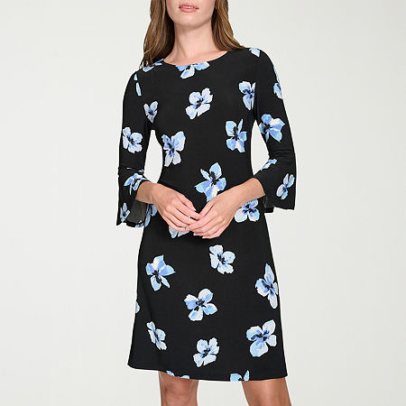 Click here for Marc New York Womens 3/4 Sleeve Floral Shift Dress... prices