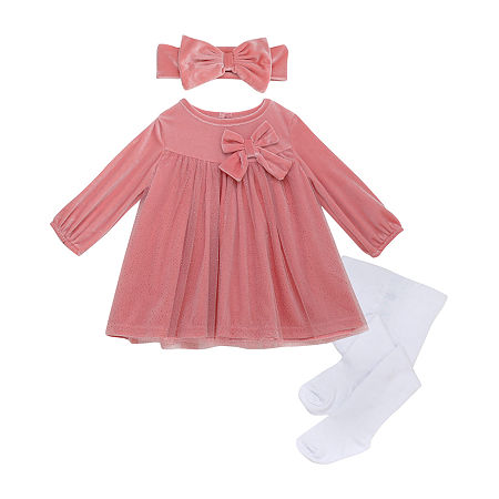 Click here for Baby Starters Baby Girls 3-pc. Long Sleeve Cuffed... prices