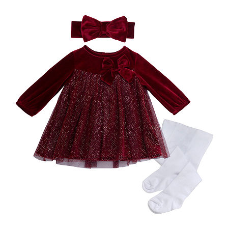 Click here for Baby Starters Baby Girls 3-pc. Long Sleeve Cuffed... prices