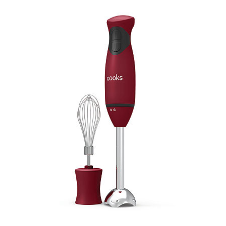 Click here for Cooks Immersion Blender With Whisk  One Size  Red prices