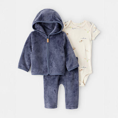 Click here for Carters Baby Boys 3-Piece Long-Sleeve Jacket  Body... prices
