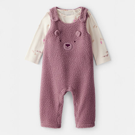 Click here for Carters Baby Girls Round Neck Long Sleeve Microfle... prices