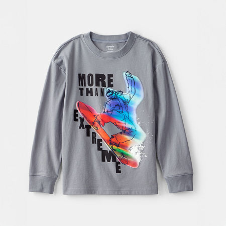 Click here for Carters Little & Big Kid Boys Round Neck Long Slee... prices