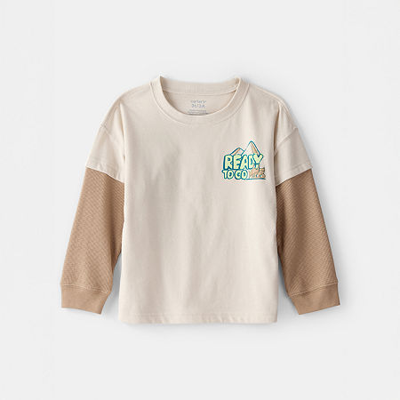 Click here for Carters Toddler Boys Round Neck Long Sleeve T-Shir... prices
