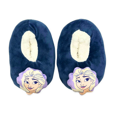 Click here for Toddler Girls Frozen Slip-On Slippers  2t-3t  Blue prices