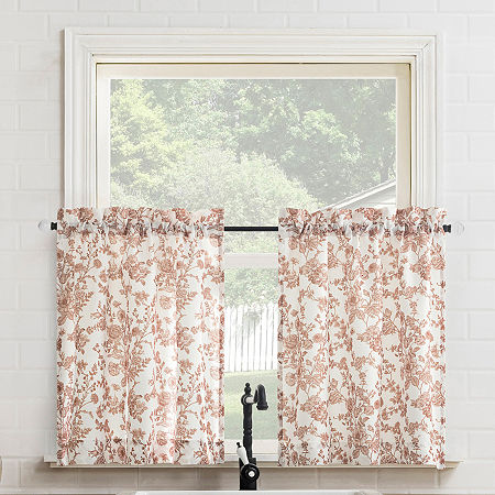 Click here for No. 918 Elodie Tonal Botanical Semi-Sheer Rod Pock... prices