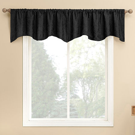 Click here for Sun Zero Bronte Floral Rod Pocket Valance  One Siz... prices