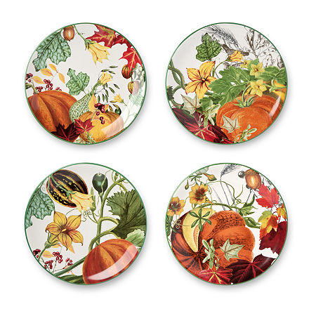 Certified International Harvest Fields Salad Plates  Set of 4 - Miscellaneous