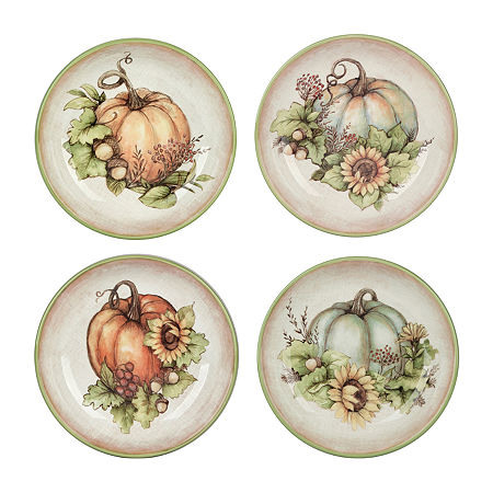 Certified International Autumn Breeze Soup Bowls  Set of 4 - Micscellan
