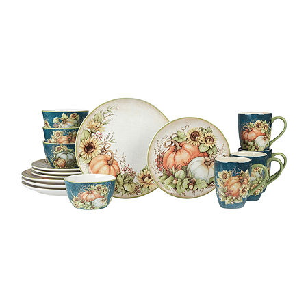 Certified International Autumn Breeze 16 Pc. Dinnerware Set  Service for 4 - Micscellan