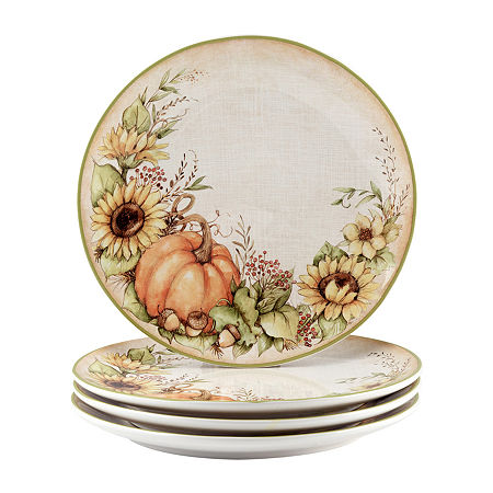 Certified International Autumn Breeze Dinner Plates  Set of 4 - Micscellan