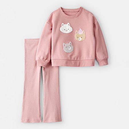 Click here for Carters Cat Patch Toddler Girls 2-pc. Pant Set  5t... prices
