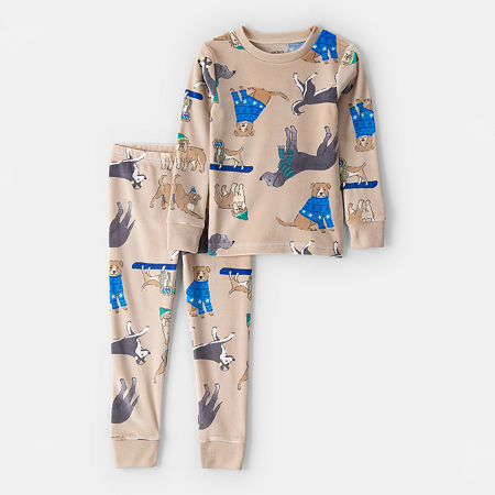 Click here for Carters Boys Toddler 2T-5T 2-Piece Dog Print Snug... prices