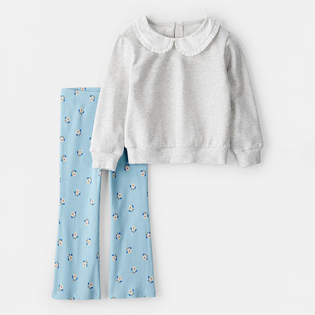 Click here for Carters Toddler Girls 2-pc. Pant Set  3t  Blue prices