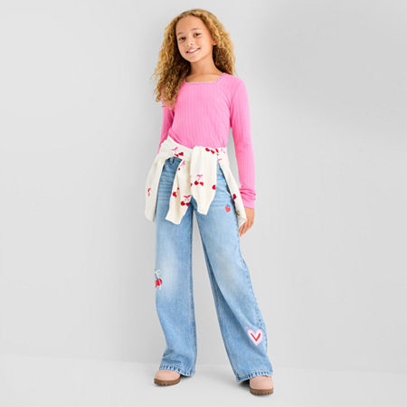 Click here for Thereabouts Little & Big Kid Girls Baggy Fit Jean... prices