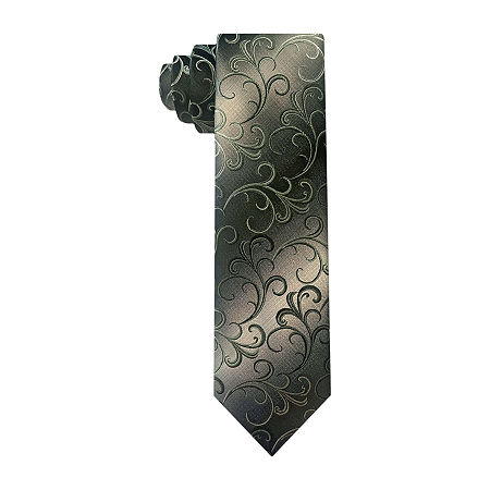 Click here for Van Heusen Shaded Scroll Tie  One Size  Green prices