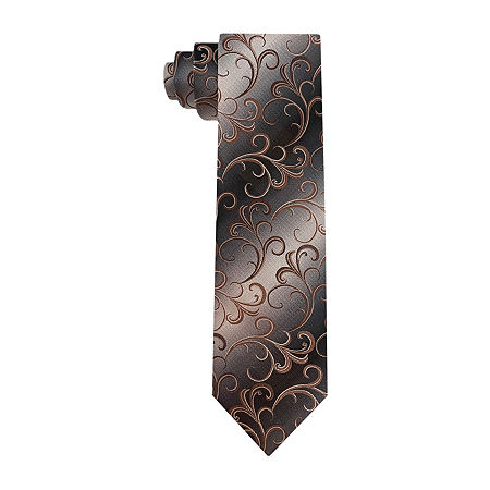 Click here for Van Heusen Shaded Scroll Tie  One Size  Brown prices