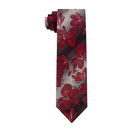 Click here for Van Heusen Shaded Floral Tie  One Size  Red prices