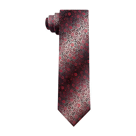 Click here for Van Heusen Shaded Floral Tie  One Size  Red prices