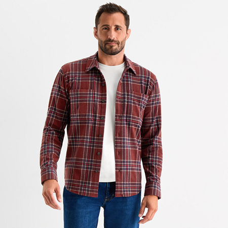 Click here for mutual weave Mens Long Sleeve Button-Down Shirt  X... prices