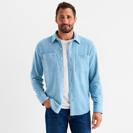 Click here for mutual weave Mens Long Sleeve Button-Down Shirt  M... prices