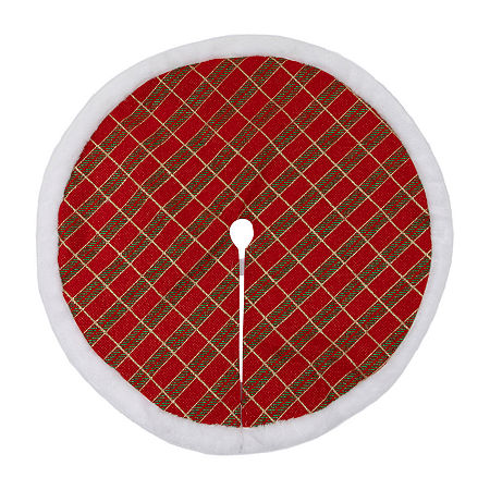 Click here for 20 Red and Gold Plaid Glittered Mini Christmas Tre... prices