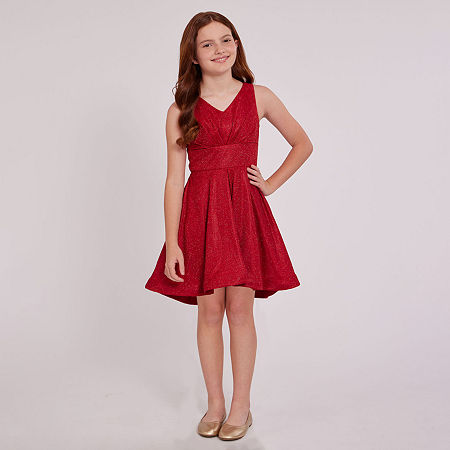 Click here for Bonnie Jean Big Kid Girls Sleeveless A-Line Dress... prices