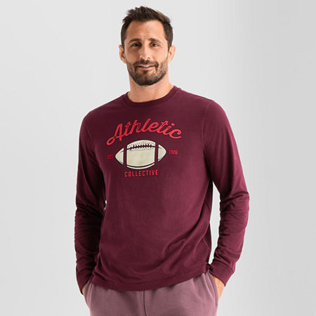 Click here for Xersion Mens Crew Neck Long Sleeve Regular Fit Gra... prices