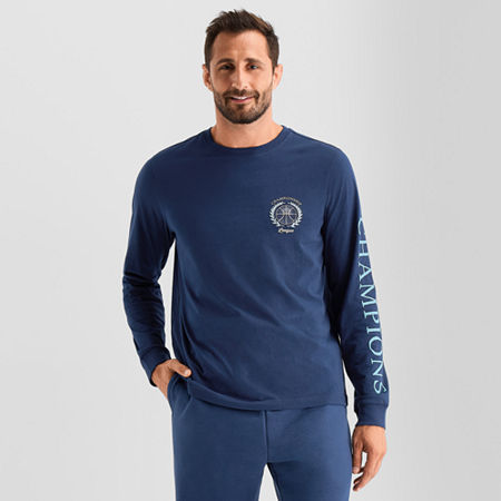 Click here for Xersion Mens Crew Neck Long Sleeve Regular Fit Gra... prices