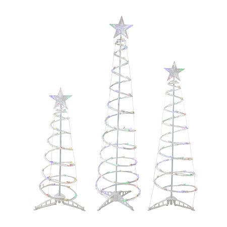 Click here for Northlight Set Of 3 Led Lighted Multi-Color Spiral... prices