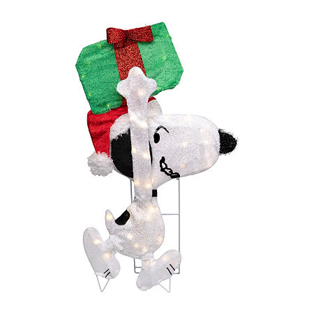 Click here for Northlight 32in Lighted Peanuts Snoopy With Presen... prices