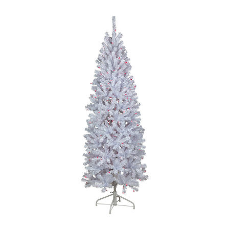 Click here for Northlight Slim Geneva 6 1/2 Foot Pre-Lit Spruce C... prices