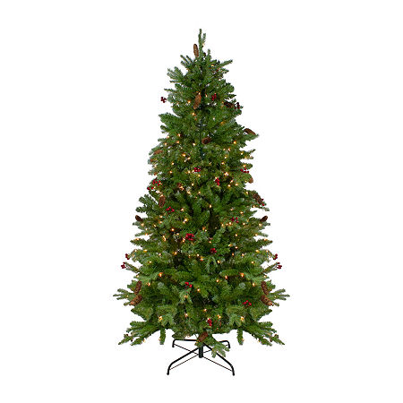 Click here for Northlight Medium 6 1/2 Foot Pre-Lit Pine Christma... prices