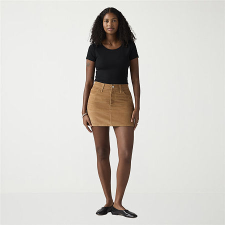 Click here for Levis Womens Icon Denim Skirt  26  Brown prices