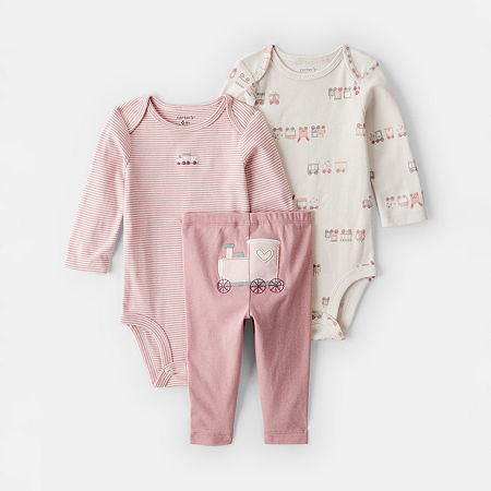 Click here for Carters Baby Girls 3-pc. Pant Set  24 Months  Pink prices