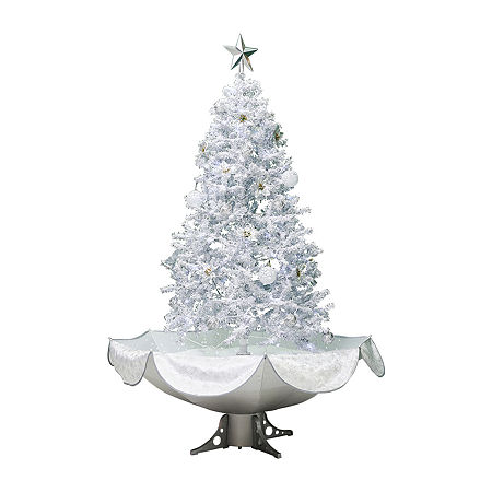 Click here for Northlight Lighted Musical Snowing Tinsel 6 Foot P... prices