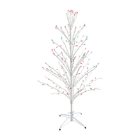 Click here for Northlight Pre-Lit Cascade Twig 4 Foot Pre-Lit Chr... prices